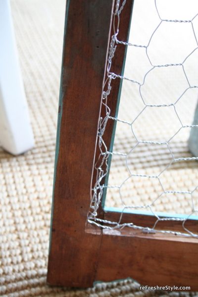 A Chicken wire frame... - Refresh Restyle
