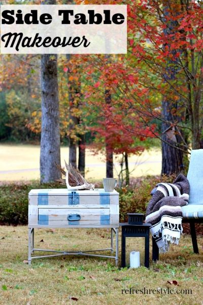 DIY Side Table Makeover - Refresh Restyle