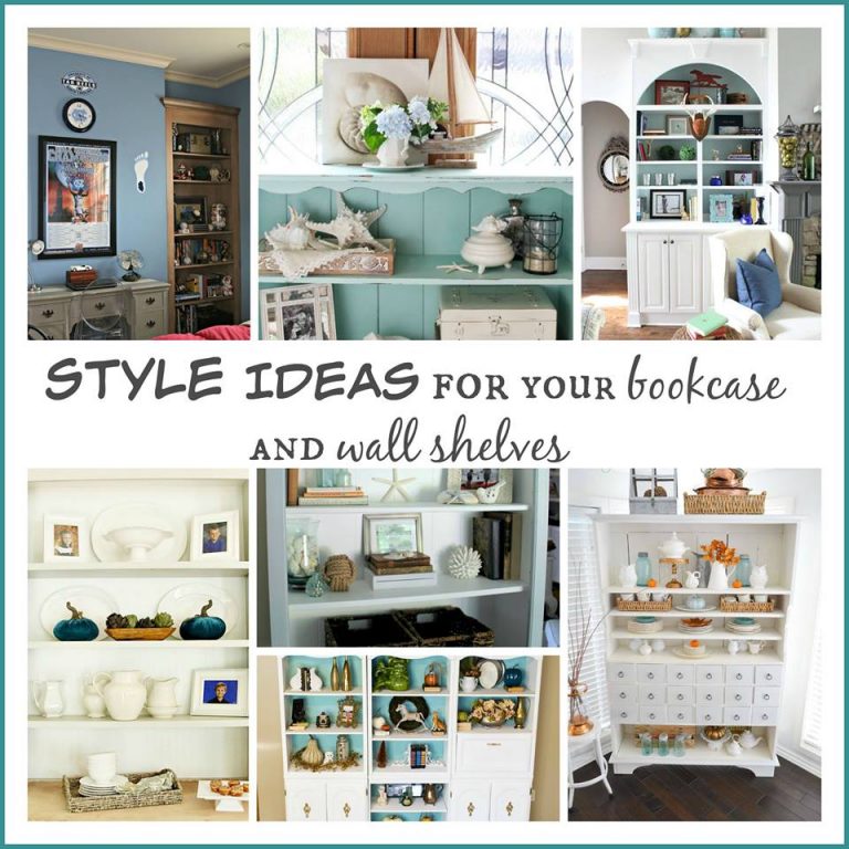 Ideas and Tips for Styling Bookcases - Refresh Restyle