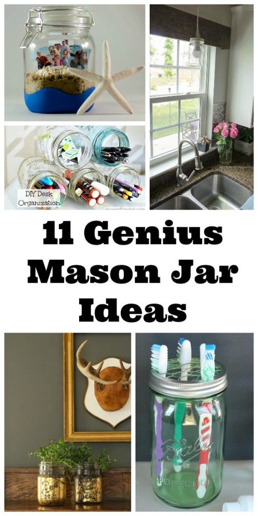 11 Genius Mason Jar Ideas - Refresh Restyle