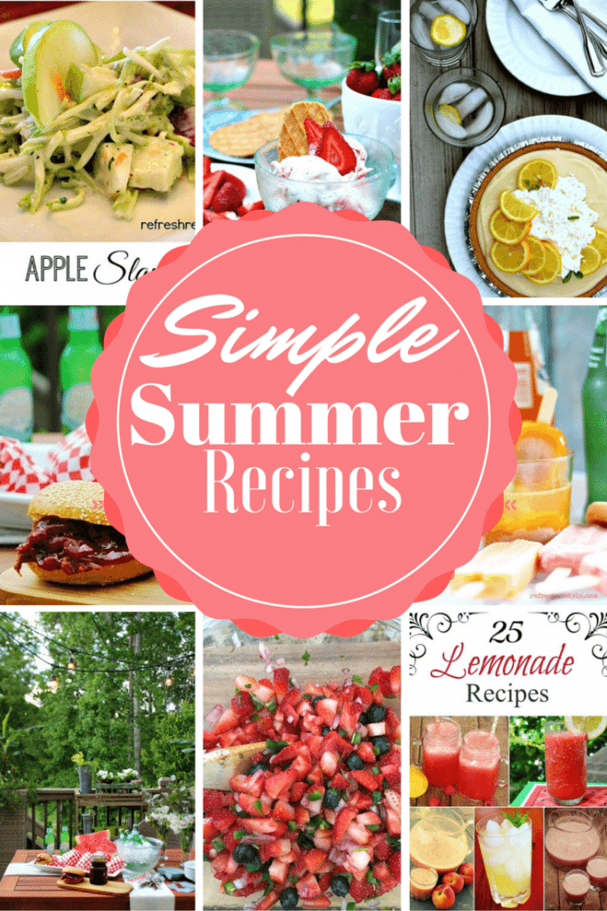 Simple Summer Recipes - Refresh Restyle