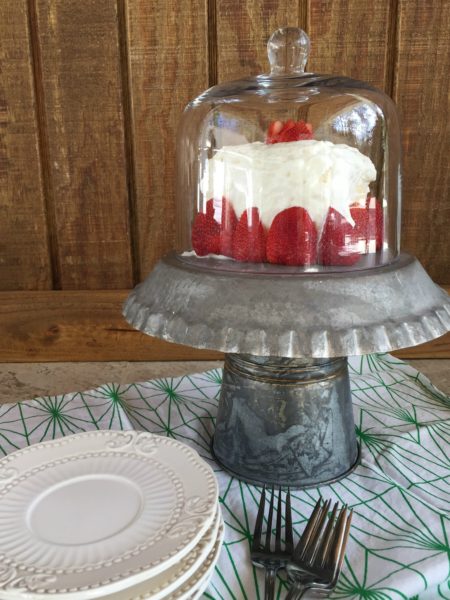 Galvanized Cake Stand - Refresh Restyle