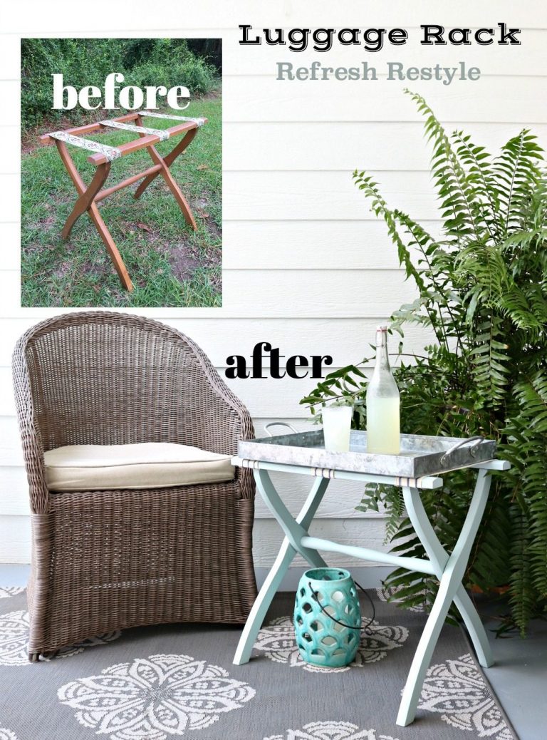 Luggage Rack Idea - Refresh Restyle