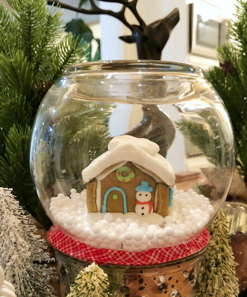 Gingerbread House Snow Globe - Refresh Restyle