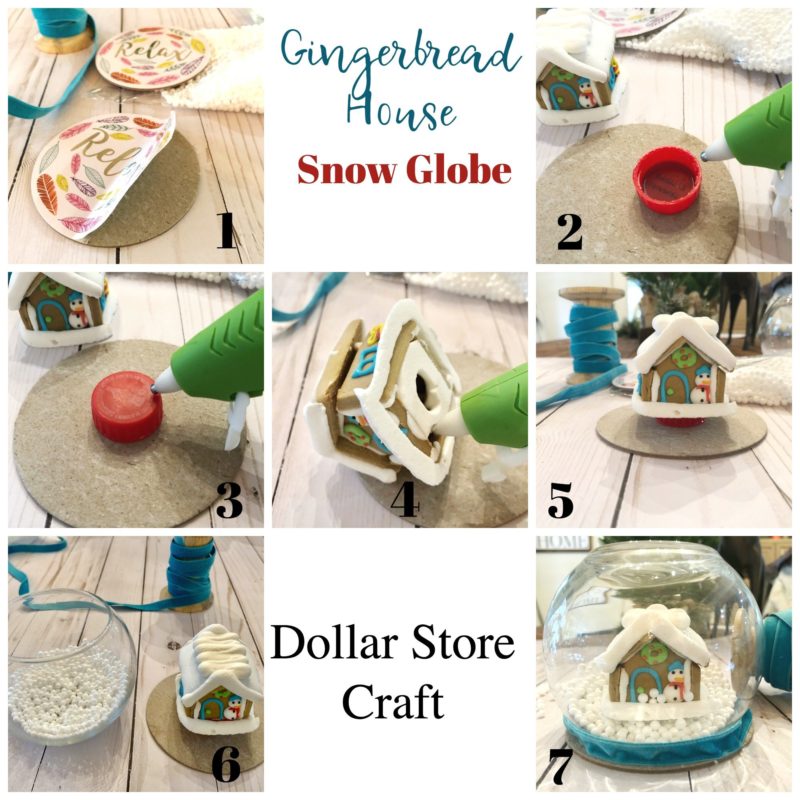 Gingerbread House Snow Globe - Refresh Restyle