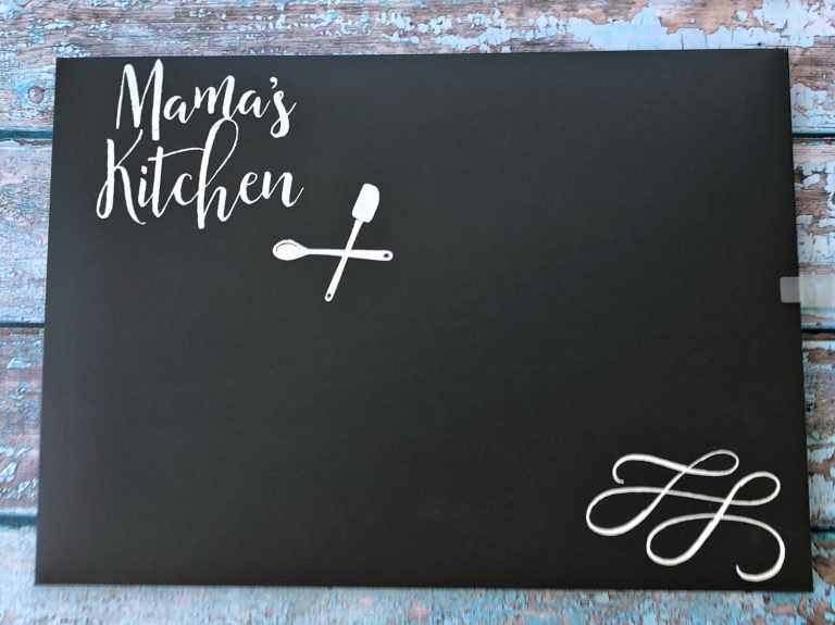 Chalkboard art for the kitchen! Mama will love it! Fast and easy