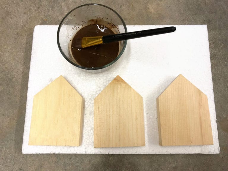 DIY GINGERBREAD HOUSE made from wood Refresh Restyle